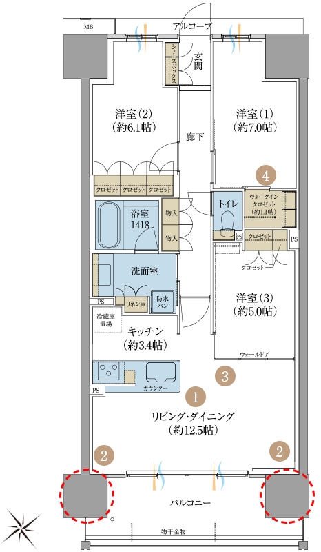 Dtype｜【公式】ブランシエラ浜松 ザ・レジデンス