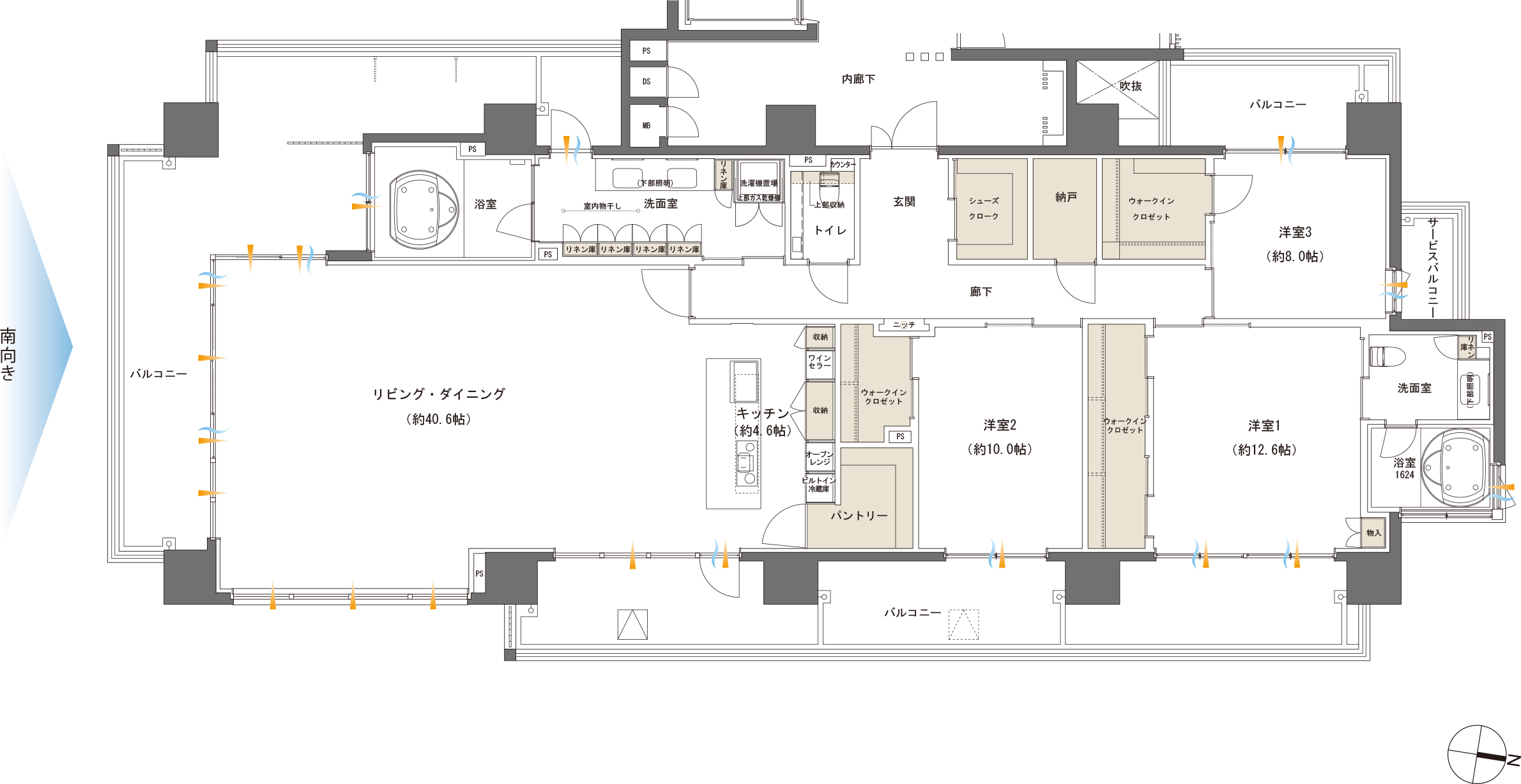 間取り Ctype|【公式】ザ・ブランシエラ那覇